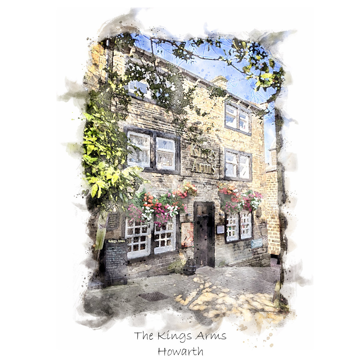 Favourite Pub Custom Portrait – Hayley&Co
