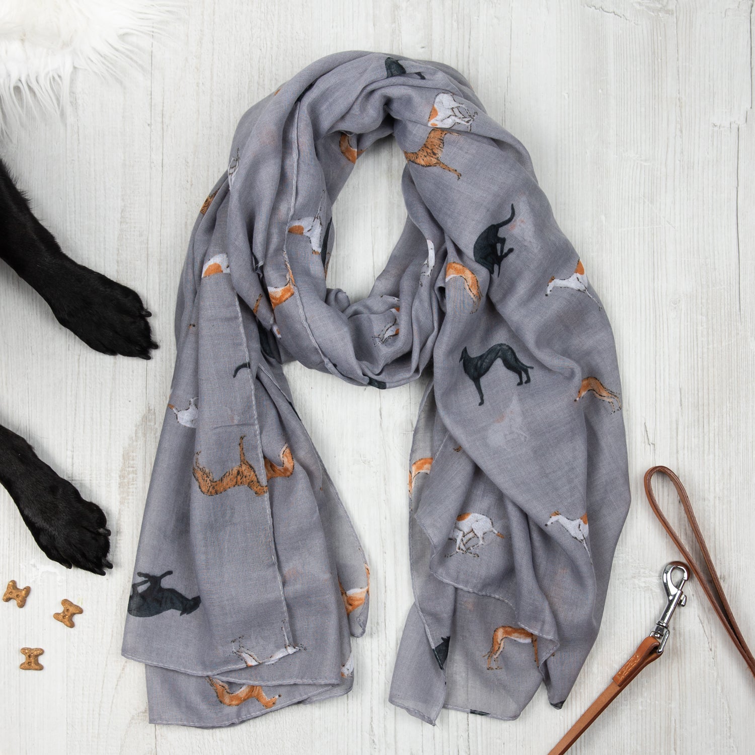 Dog Print Scarves Hayley Co